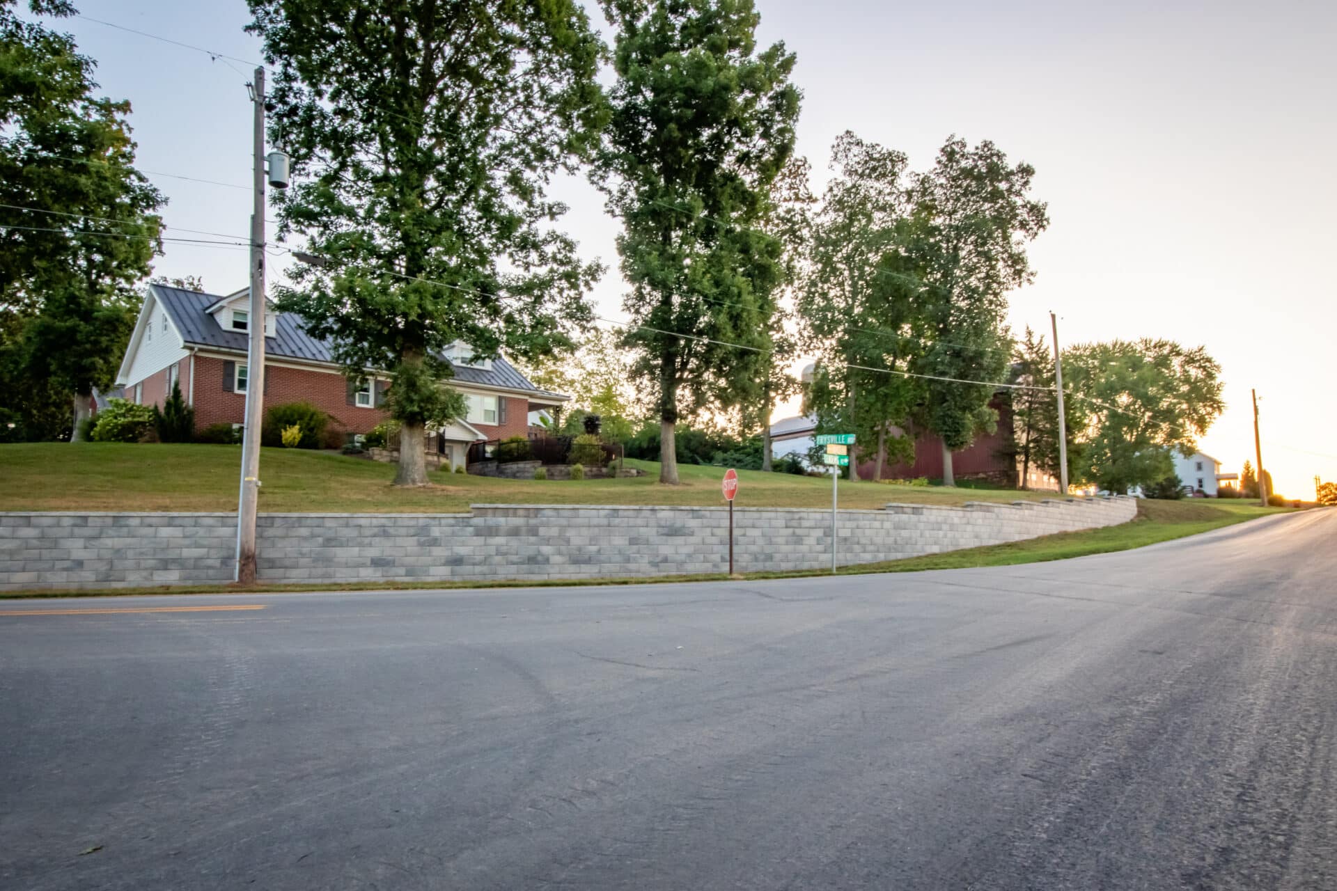 Landscaping Block Retaining Wall Design In Terre Hill Pa